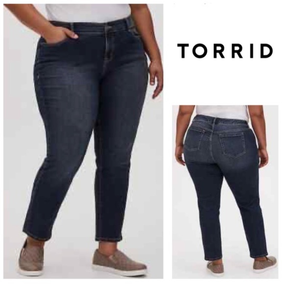 torrid | Jeans | New Torrid Boyfriend Straight Jean Vintage Stretch Mid ...